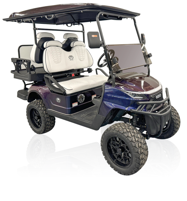 4 Person 4F Lifted Golf Carts with 4 Forward Facing Seats — Neptune ...